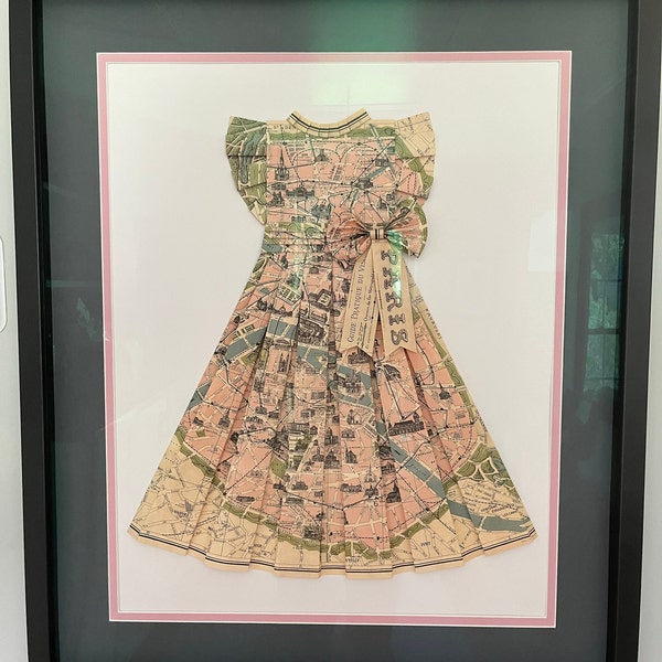 Paper Dress - Rome Map Dress - Etsy