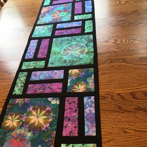 Stained Glass Table Runner - Pattern by Sew4fun Australia - Etsy