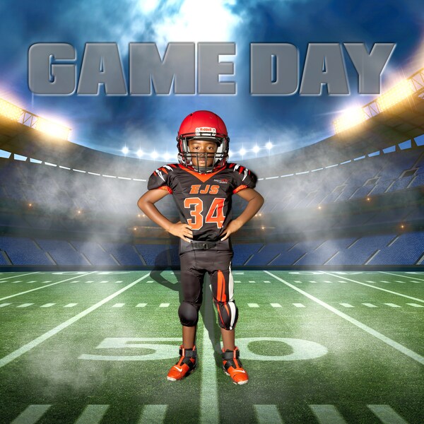 Football Digital Backdrop - Sports | NIGHT GAME STADIUM | Best ...