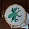 Octopus Cross Stitch Kit Beginners Cross Stitch Kit Mini Cross Stitch ...