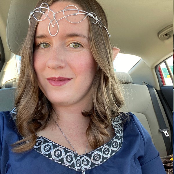 Gold Elven Circlet, Renaissance Circlet, Costume Accessory, Headpiece ...