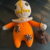 Sam Spirit Halloween, Knitting Pattern Monster Doll, Halloween Decor ...