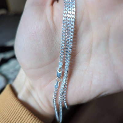 925 Sterling Silver Snake Chain Necklace Made in Italy, Silver Chain ...