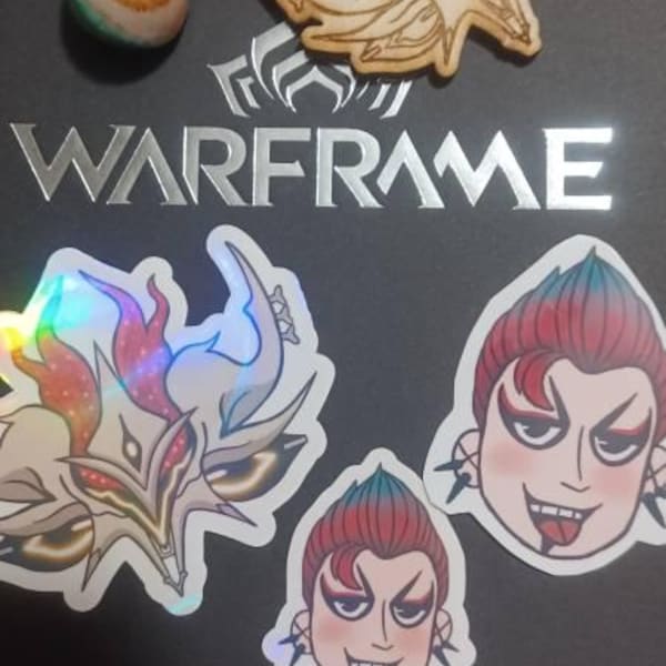 The Hex Wooden Pins || Fan Made Warframe 1999 || Video Game Gift - Etsy