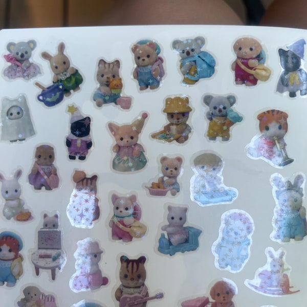 Vintage Japanese Snacks & Ramune Soda Stickers Sparkling Holographic ...