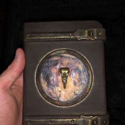 Personalized Leather Journal With Lock and Key, Leather Notebook ...