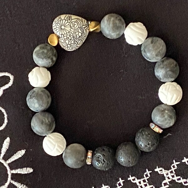 Sea Turtle | Mother of Pearl ~ Diffuser Bracelet ~ Essential Oils ...