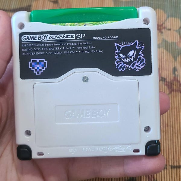 Gameboy Advance SP & Anbernic RG35XXSP Back Labels - Etsy