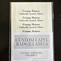 Custom Lapel Badge Stickers for JW Convention Lapel Card 7 Ct - Etsy