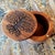 Sand Dollar Salt Cellar W/swivel Cover Engraved Acacia Wood for Salt ...