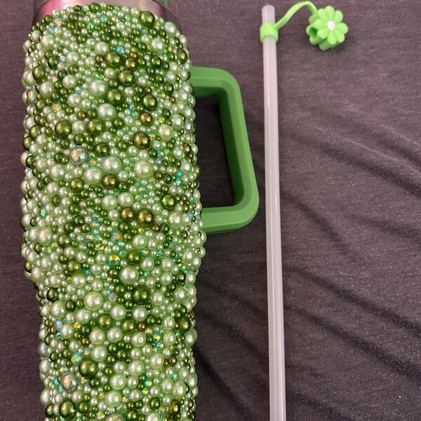 Fuchsia & Lilac Pearl Stanley Tumbler, Rhinestone Tumbler-30 Oz Stanley ...