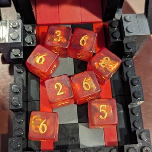 11 Pieces Elves Dice Box and Seafoam Green Frosted Dice Set Seafoam ...