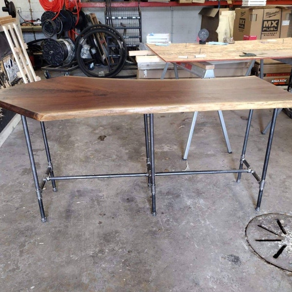 Industrial Pipe Table Base Kit, 3/4" X 66" Long (select Height and ...