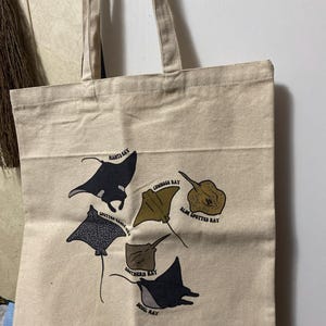 Colorful Shark Tote Bag, Tote for Shark Lovers, Ocean Tote Bag, Ocean ...