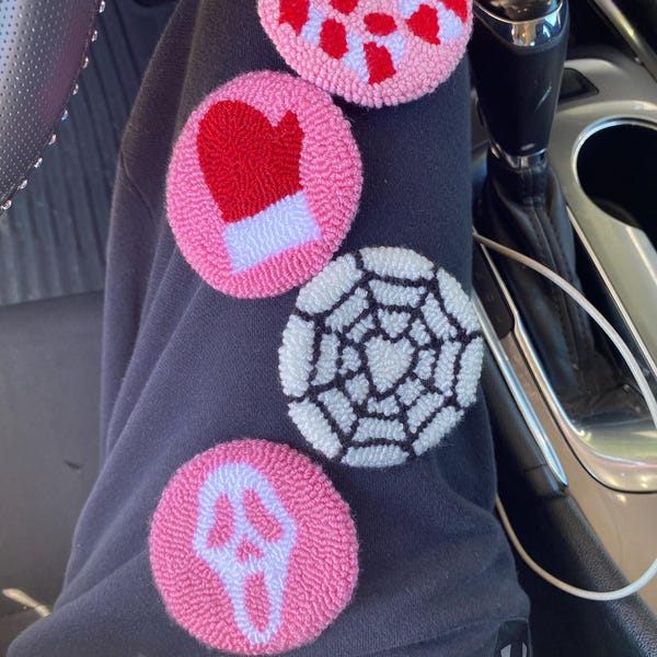 Set of 2 Christmas Car Coasters, Unique Christmas Gift Idea, Christmas ...