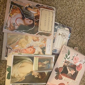 ROCOCO Stickers Classical Art Stationery 18th Century Art - Etsy