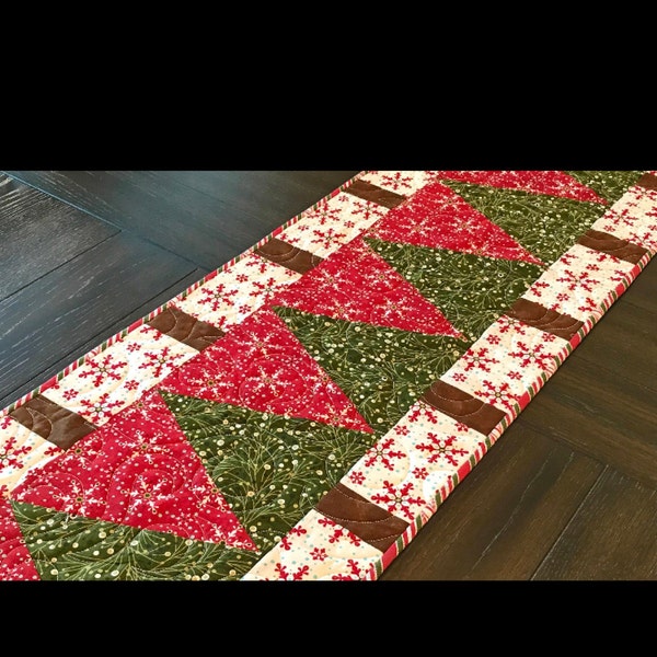 Christmas Tree Lane Table Runner Pattern PDF Version, Cuddle Cat ...