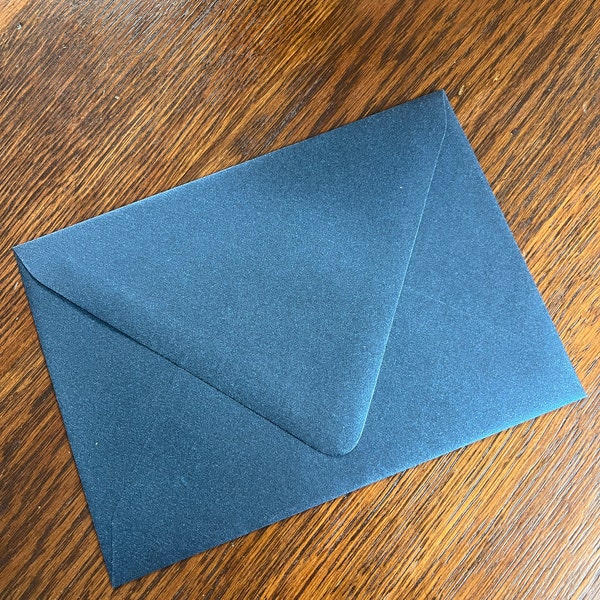 Azure Blue Matte A7 or A7+ Tri Fold Premium Pocketfold | 100 Lb | 270 ...