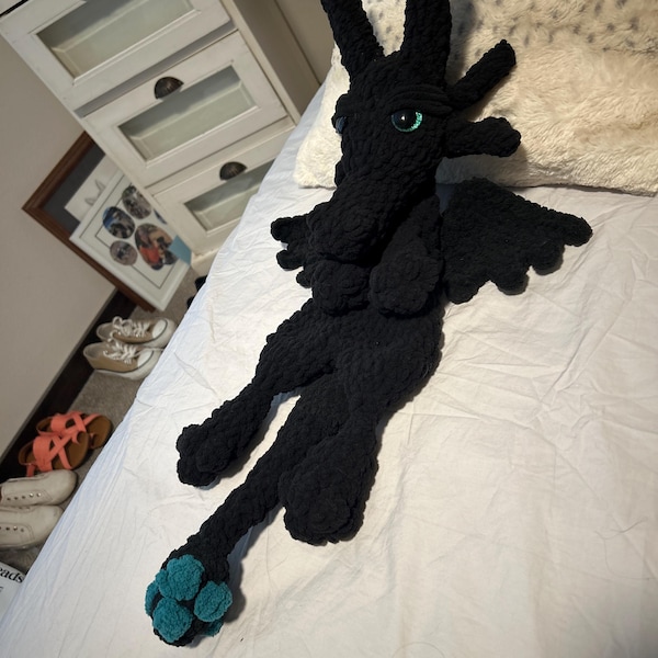 Crochet Dragon Snuggler Pattern Morningstartail Feathertail Daggertail ...