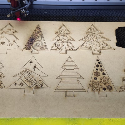 Layered Cross Bundle 3 Crosses 3 Layers Glowforge - Etsy