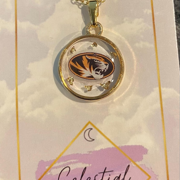 Custom College Necklace, Gold/silver College Logo Necklace, College ...