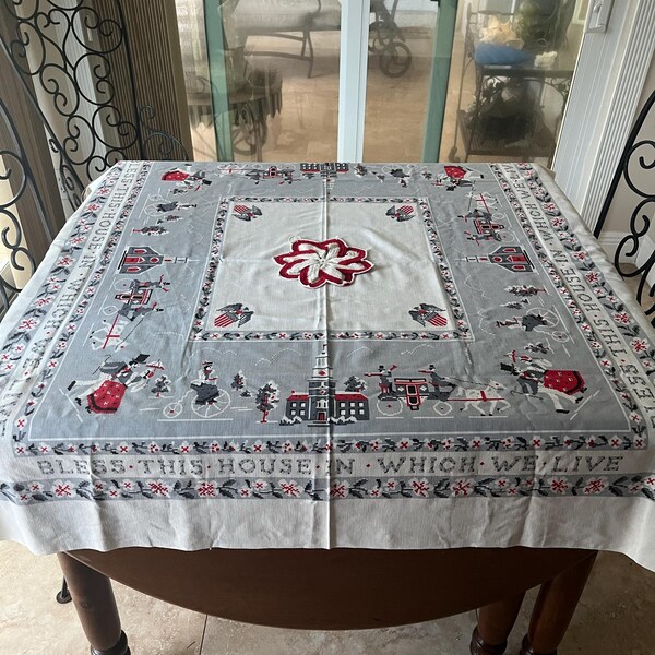 Vintage Tablecloths, Your Choice Patterns and Sizes Vary, use and Enjoy ...