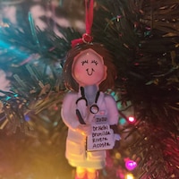 Doctor Ornament // Personalized Gift for Medical Professional - Etsy
