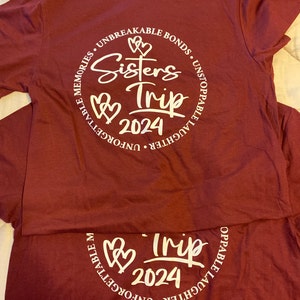 Girls Beach Trip 2024, Girls Trip Shirts, Girls Weekend Shirts, Girls ...