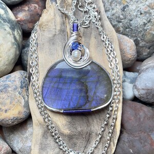 Top Quality Natural Purple and Teal Flash Labradorite Cabochon - Etsy