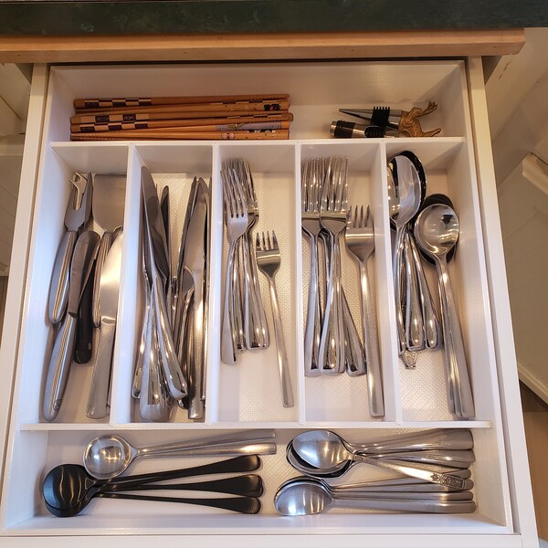 Custom Drawer Organizers, Nesting SET With Front to Back Slider, Stores ...