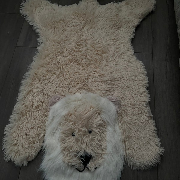 Lion Rug Nursery, Faux Fur Rug, Safari Nursery Decor, Baby Boy Rooms ...