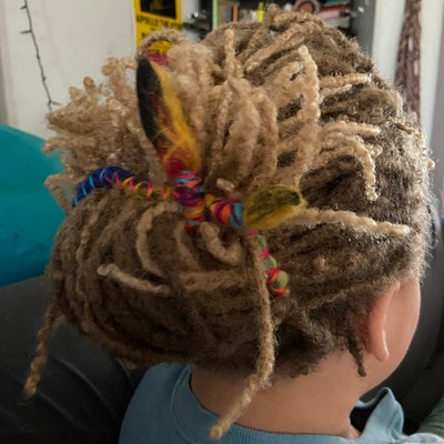 Dreadlock Woolly Tie FUNKY Dreadlock Tie Dread Tie Bendable Tie Spiral ...