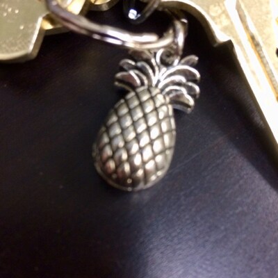 Pineapple Keychain Pineapple Key Chain Pine Apple Charm - Etsy Canada