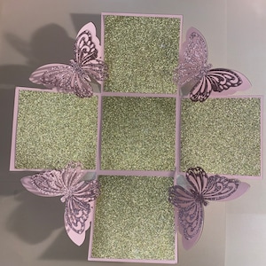 Explosion Box SVG /cut File/exploding Card Template/svg Cards/folding ...