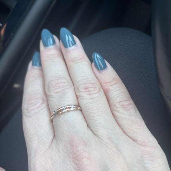 CUSTOM Morse Code Ring, Personalized Morse Code Ring, Any Word, Date ...