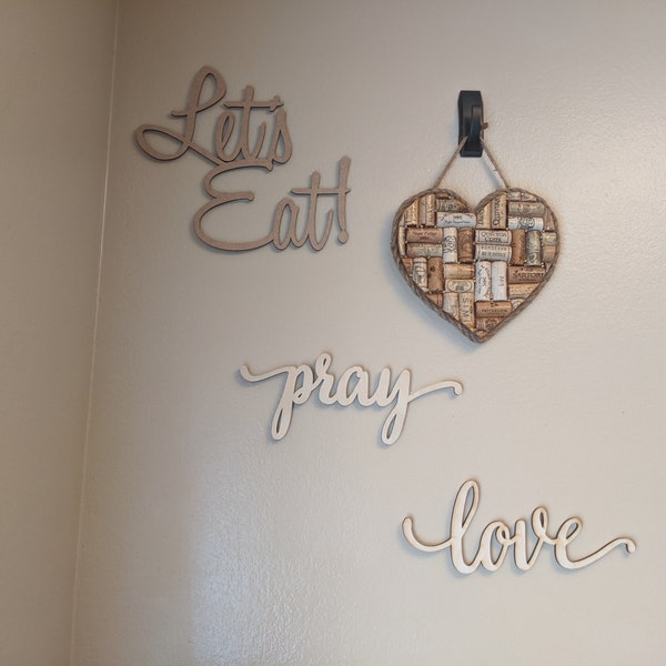 Script Love Wood Sign - Wood Sign Art, Wooden Love, Wood Love Sign ...