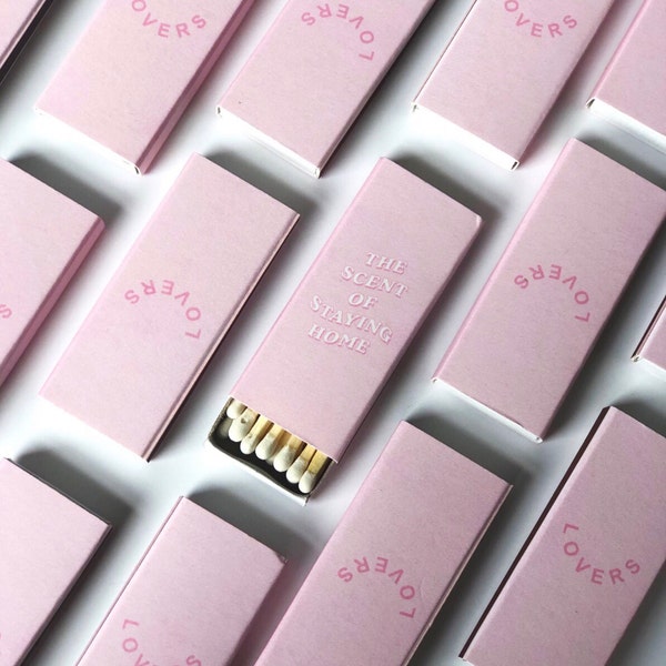 Set of Custom Printed Matchboxes * Personalized Matches * Custom ...