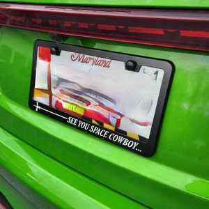 Swordfish See You Space Cowboy License Plate Frame please | Etsy