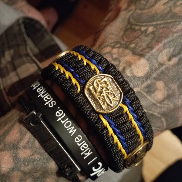 Paracord Monkey Fist Hand Braided Monkey Fist Keychain, Braided ...