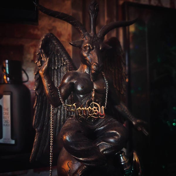 Lucifer Hoop Earrings - Stainless Steel - 50mm- Gift for Her - Satan ...