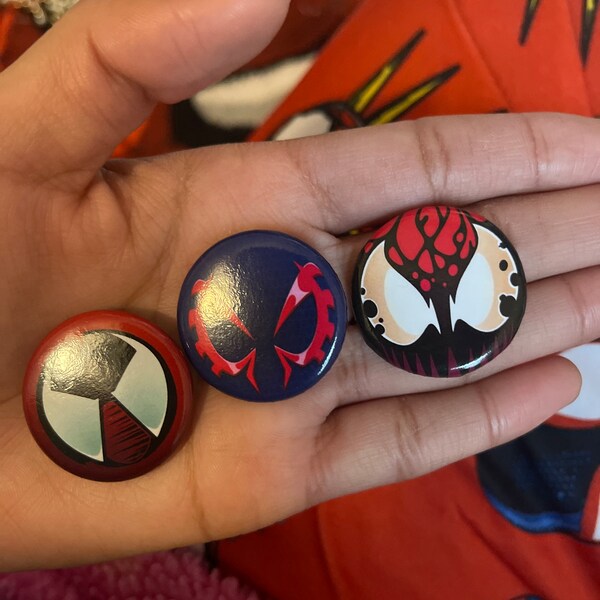 Mix and Match Badges - Spider-verse, Badge, Badges, Spider-man ...