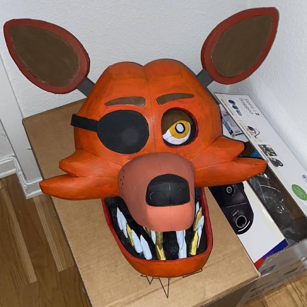 Fox Mascot Head Foam Pattern - Etsy