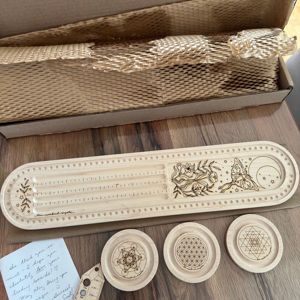 Solid Wood Chakra Mala-making Board - Counts 108 Beads FOR You! - Etsy