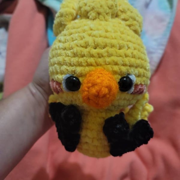 Crochet Pattern of Yellow Chicken Amigurumi/ Plushie Doll/ Bagcharm ...