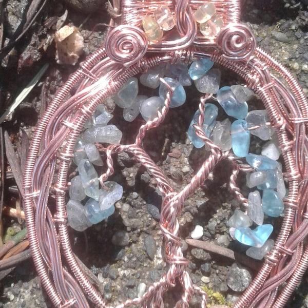 Tree of Life Wire Wrap Tutorial | How to Make A Beaded Wire Tree of ...