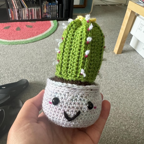 Fence Post Cactus, Crochet Pattern - Etsy