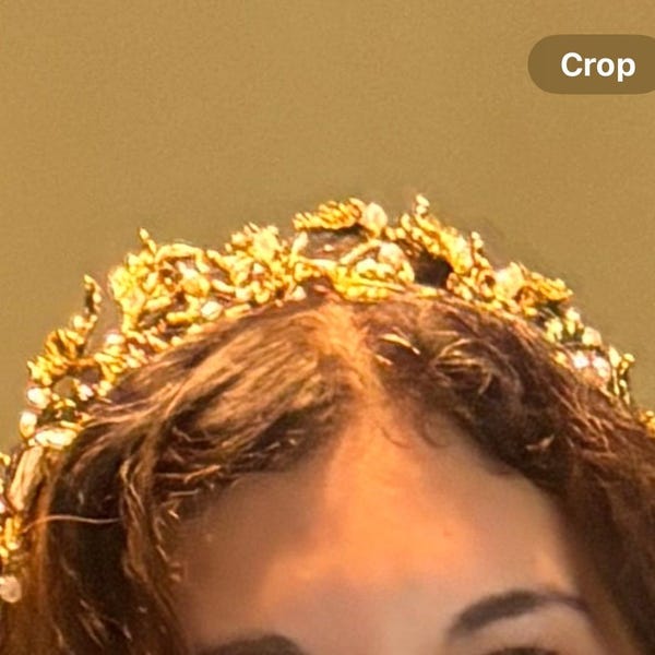 Rose Gold Bridal Tiara Crystal Birthday Wedding Gift Diadem Tiered ...