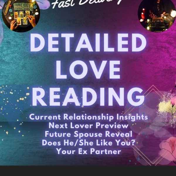 In Depth Love Tarot Reading Same Day, Psychic Love Reading Soulmate ...
