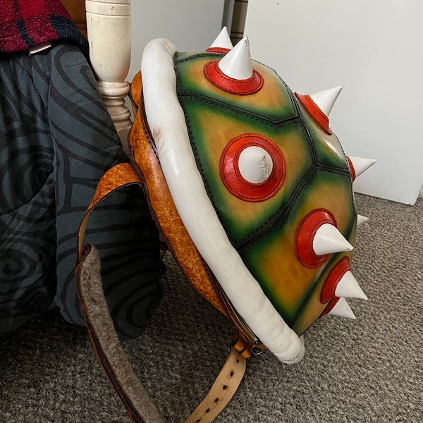 XL Extra Large Leather Turtle Tortoise Backpack Bag Purse - Etsy