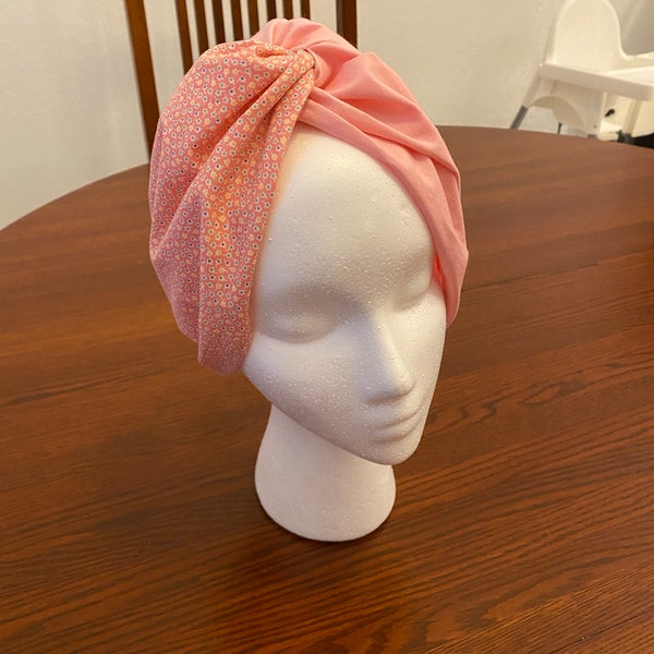 Sewing Pattern: Cotton Print Turban, One Size Fits Most, Easy Sew - Etsy